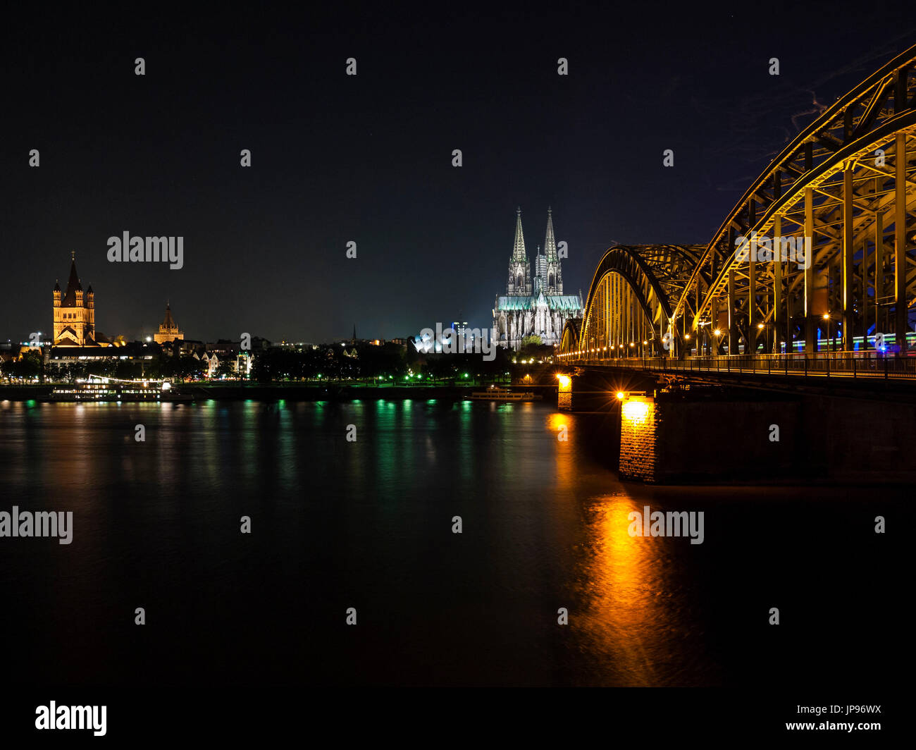 The Rhine River, Cologne, Germany Stock Photo - Alamy