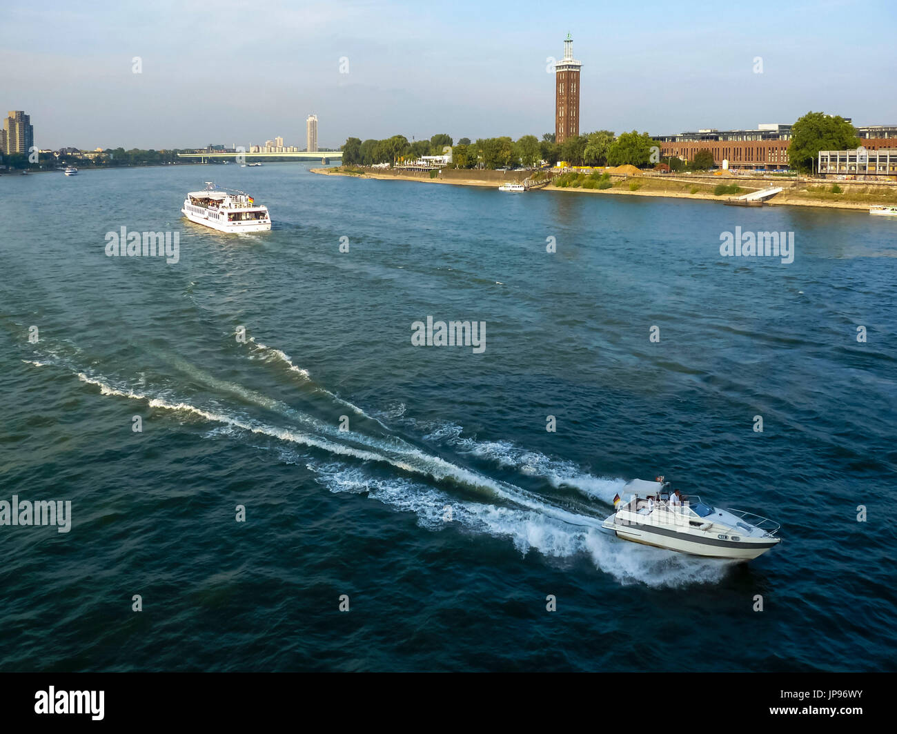 The Rhine River, Cologne, Germany Stock Photo - Alamy