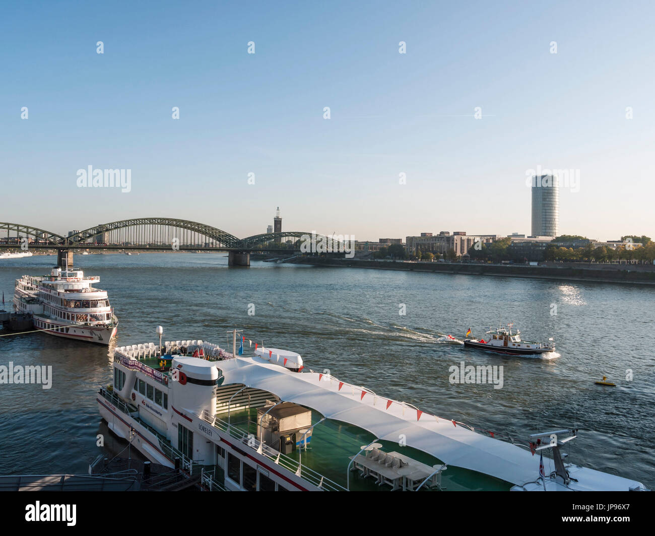 The Rhine River, Cologne, Germany Stock Photo - Alamy