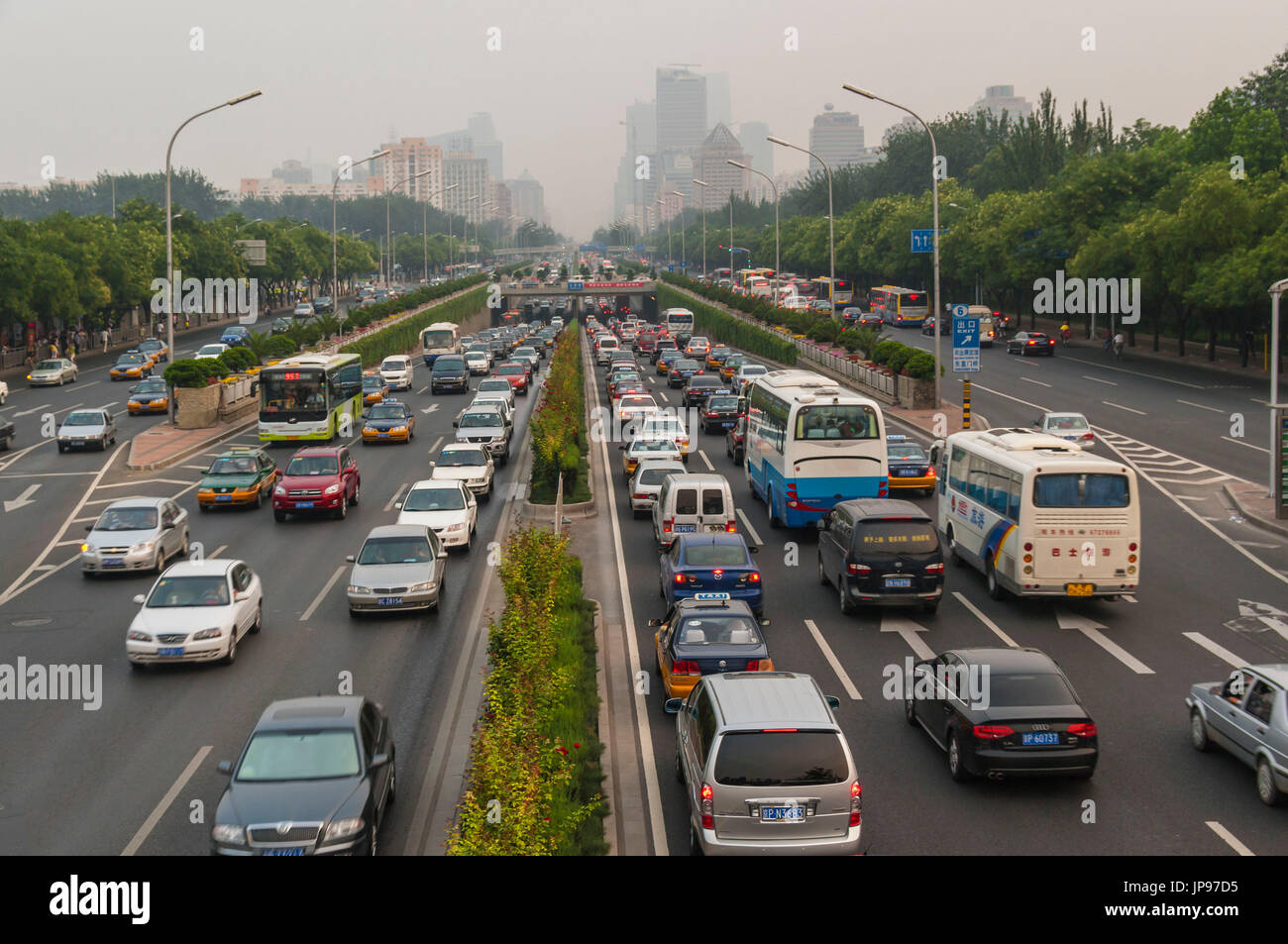 Beijing Traffic, China Stock Photo - Alamy