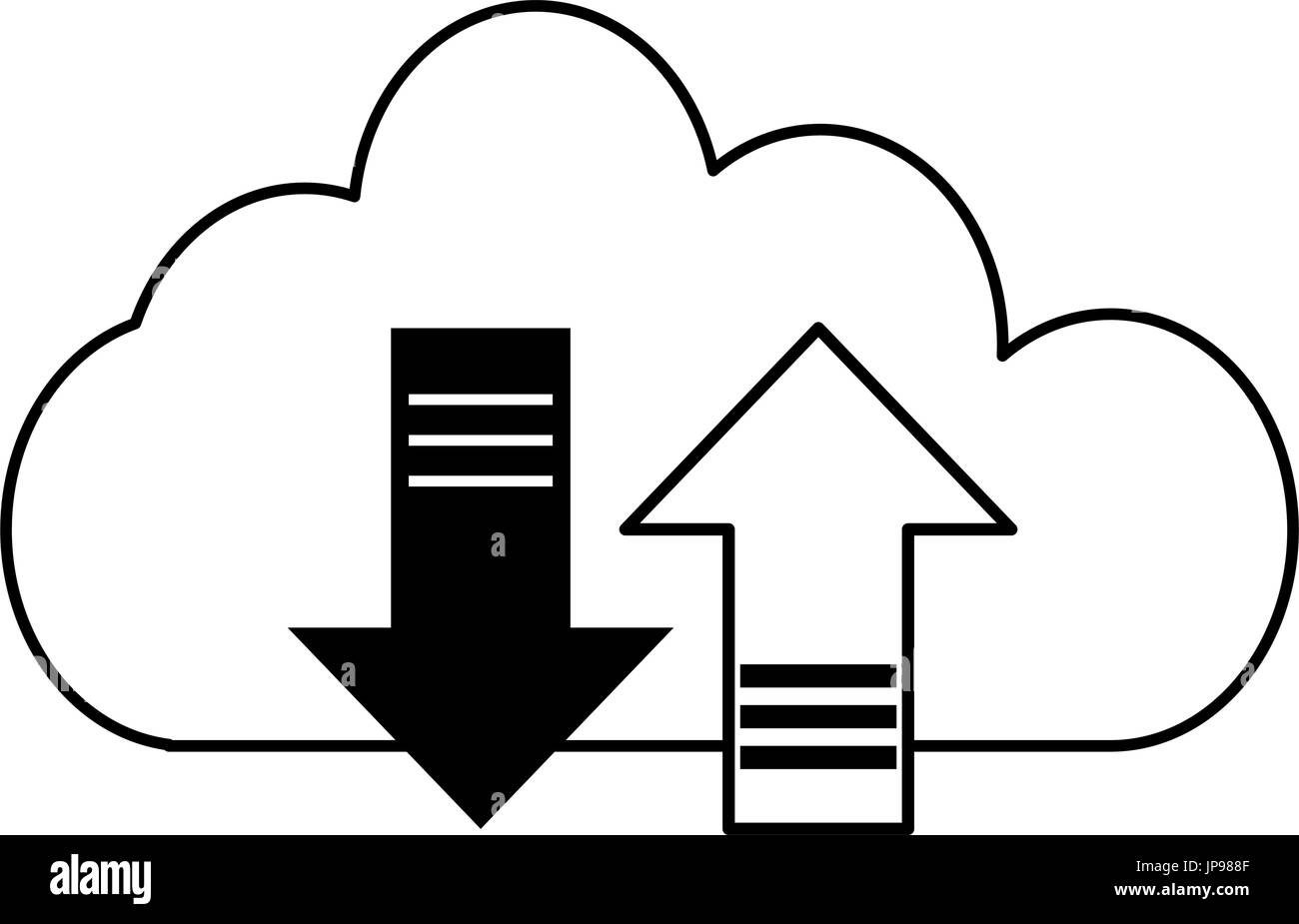 cloud storage icon image Stock Vector Image & Art - Alamy