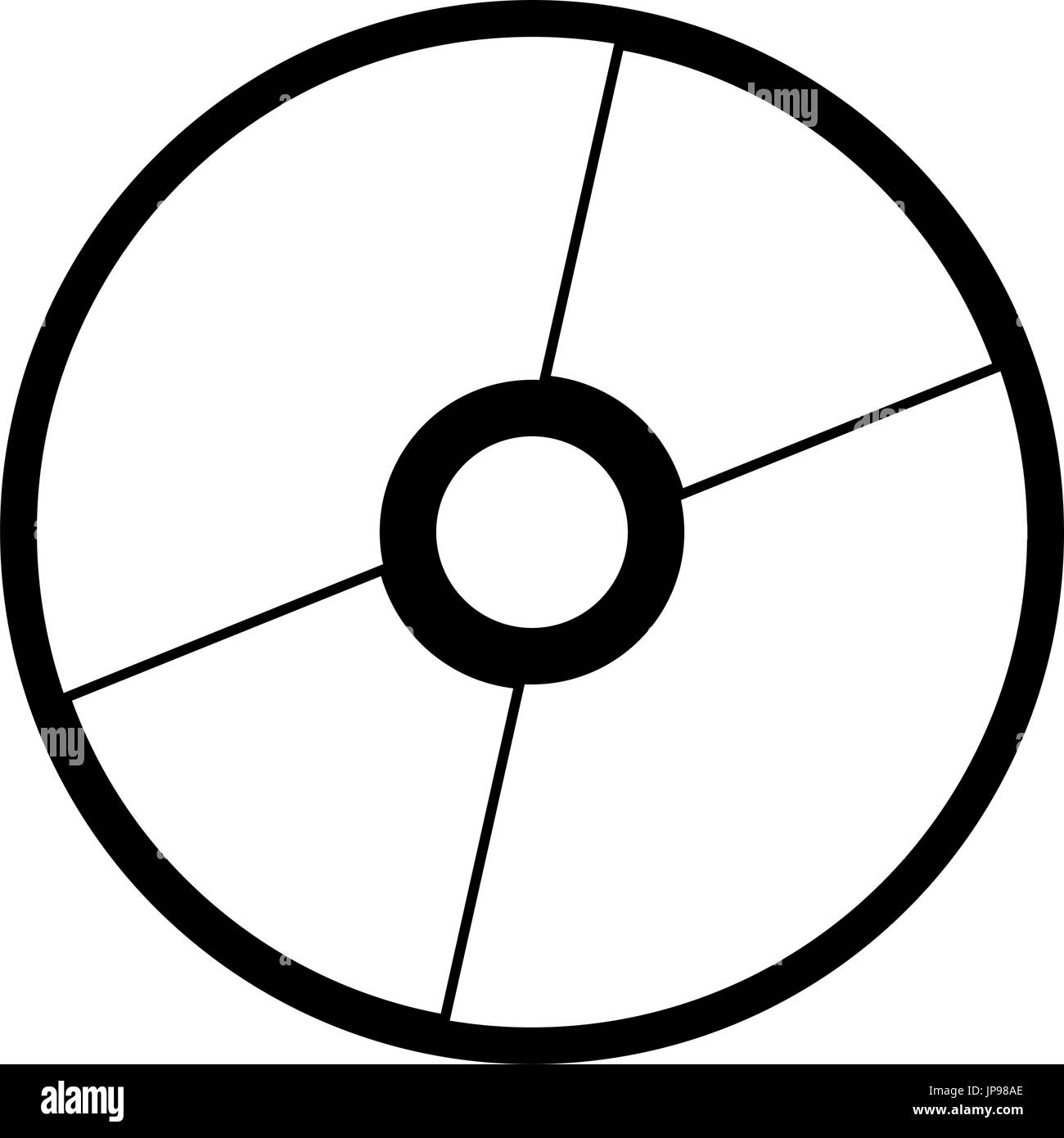 Cd r compact disc clipart Black and White Stock Photos & Images - Alamy