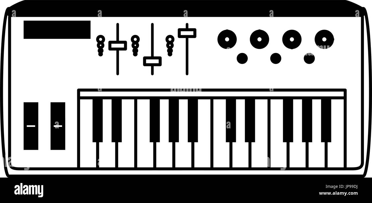 keyboard musical instrument icon image Stock Vector Image & Art - Alamy