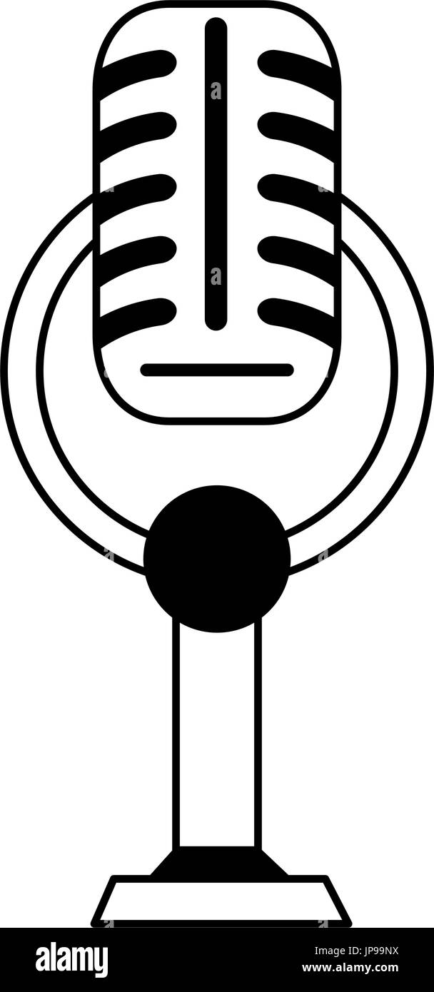 vintage microphone icon image Stock Vector Image & Art - Alamy