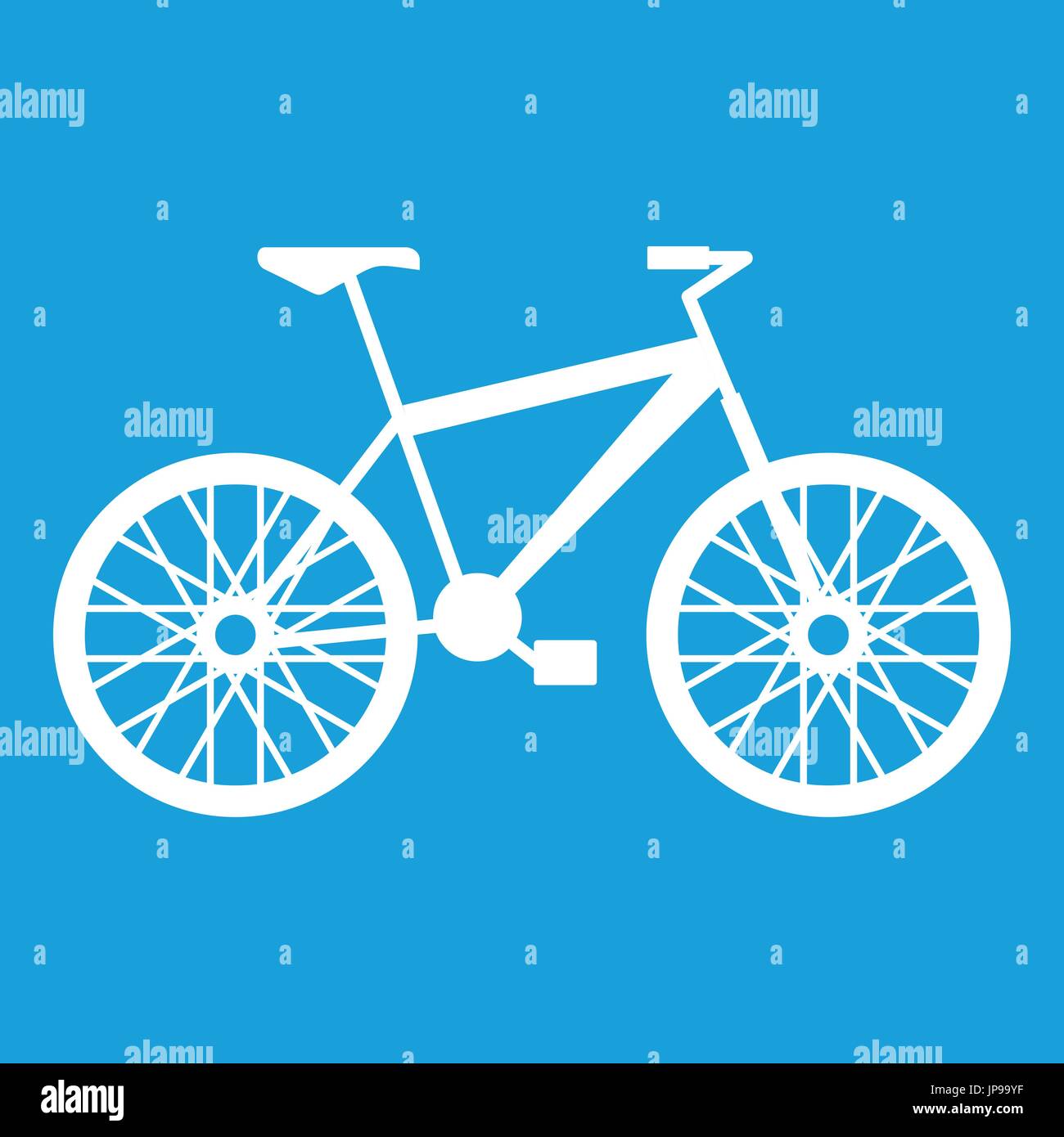 Bike icon white Stock Vector Image & Art - Alamy