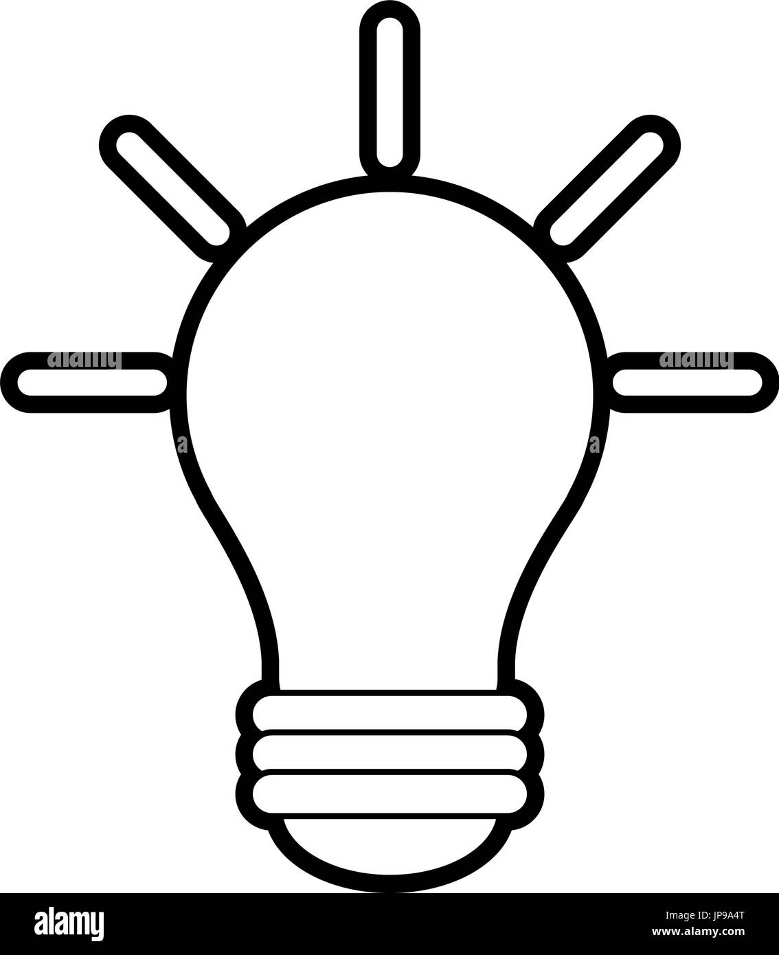 light bulb vector illustration Stock Vector Image & Art - Alamy