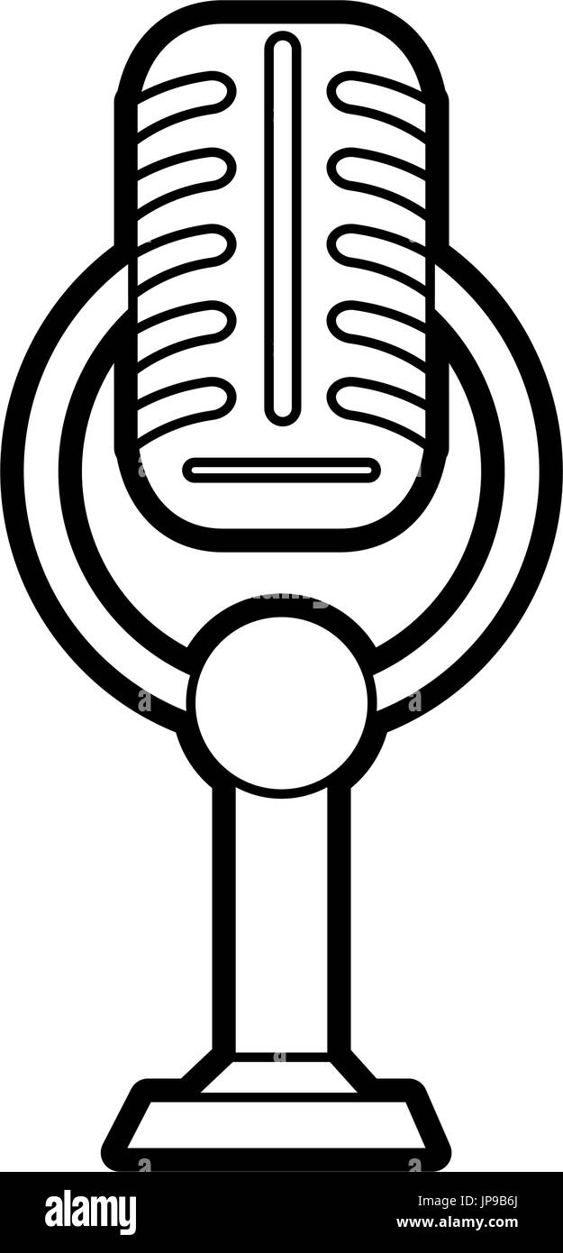 microphone vector illustration Stock Vector Image & Art - Alamy