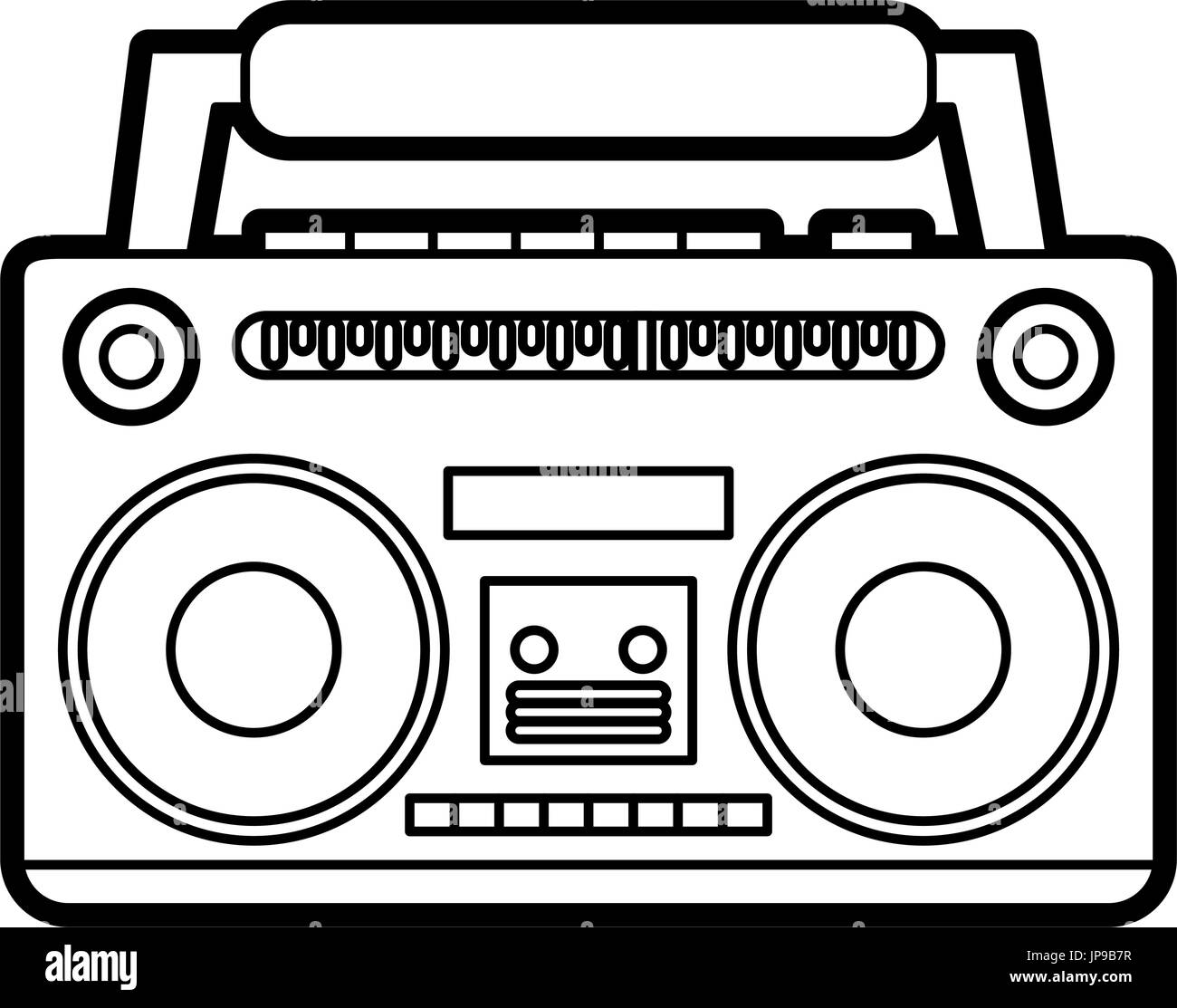 radio vector illustration Stock Vector Image & Art - Alamy