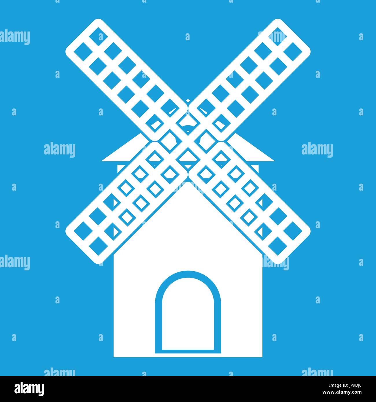 Mill icon white Stock Vector Image & Art - Alamy