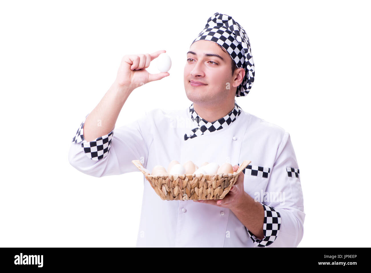 Handsome chef presenting meal hi-res stock photography and images - Alamy