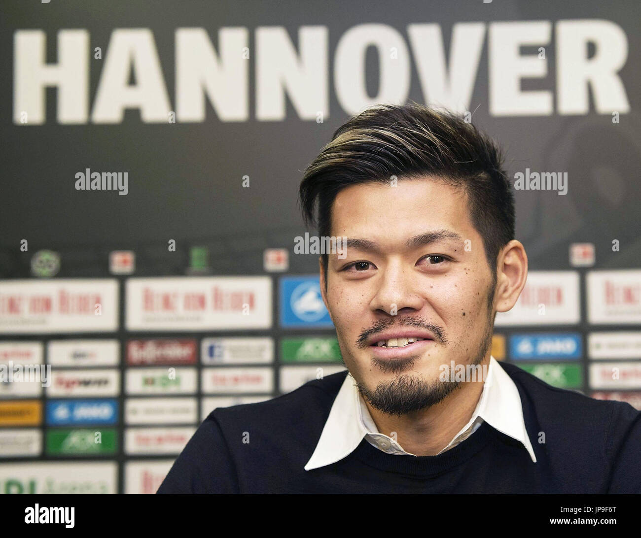 Japan midfielder Hotaru Yamaguchi attends a press conference in ...