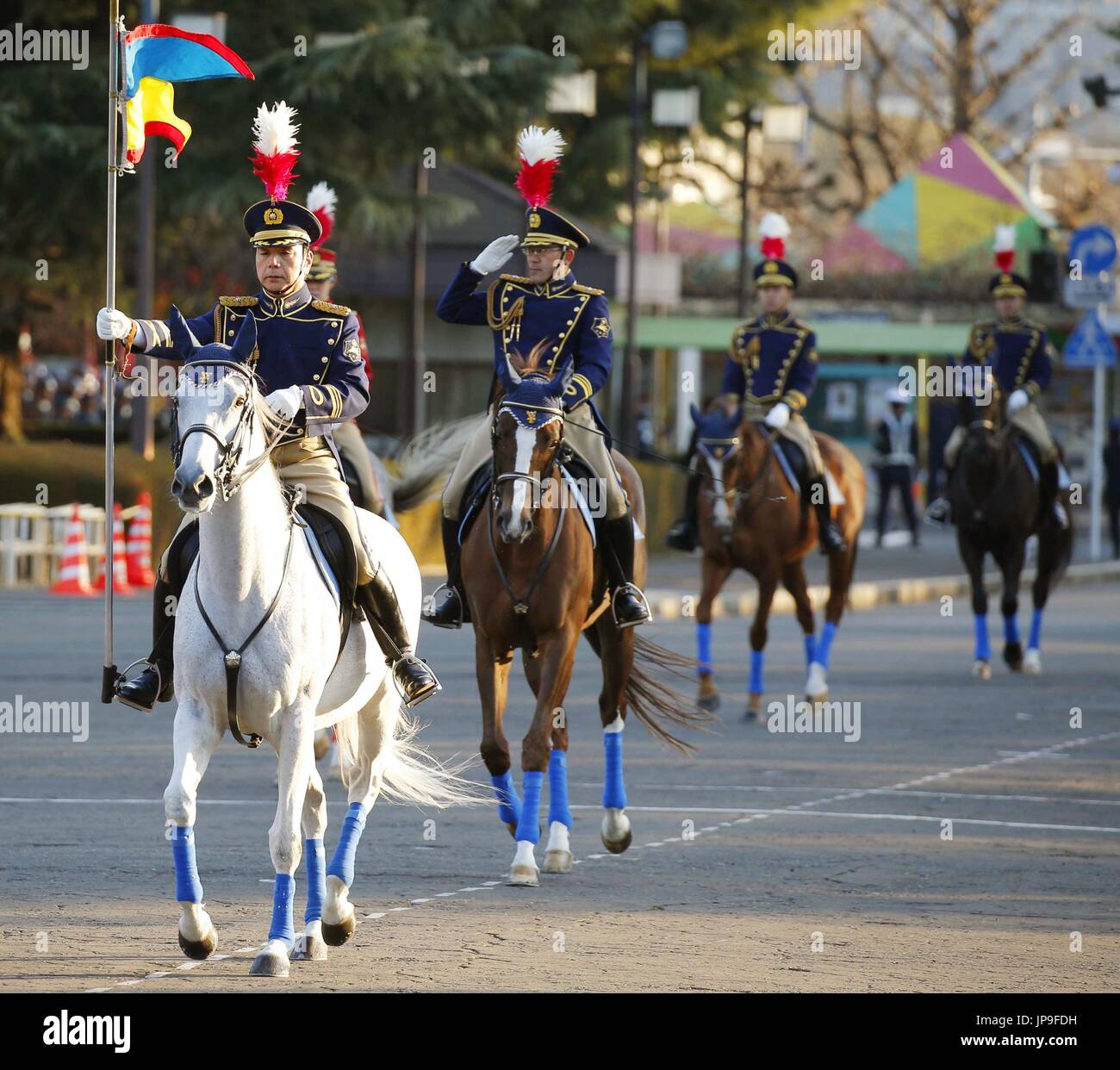 Members of the mounted unit of the Metropolitan Police Department ...