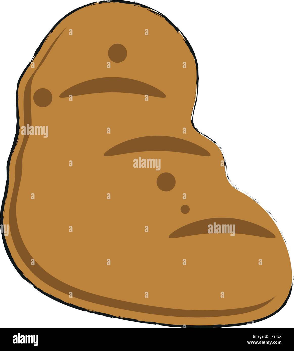 Potato field isolated potato Stock Vector Images - Alamy