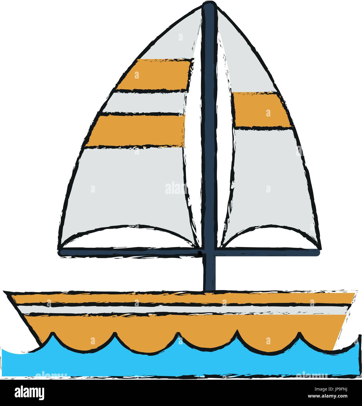 sailboat vector illustration Stock Vector Image & Art - Alamy