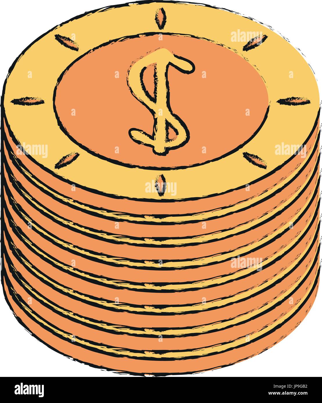 coins vector illustration Stock Vector Image & Art - Alamy