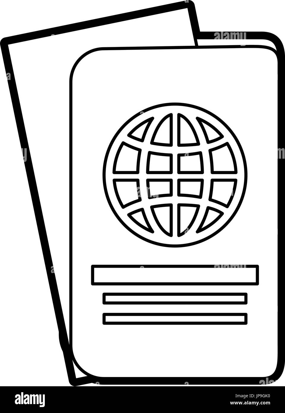 passport vector illustration Stock Vector Image & Art - Alamy