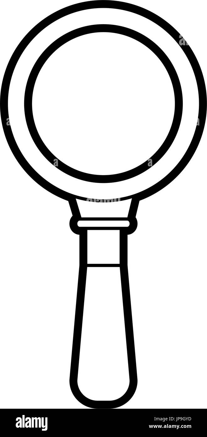 magnifying glass vector illustration Stock Vector Image & Art - Alamy