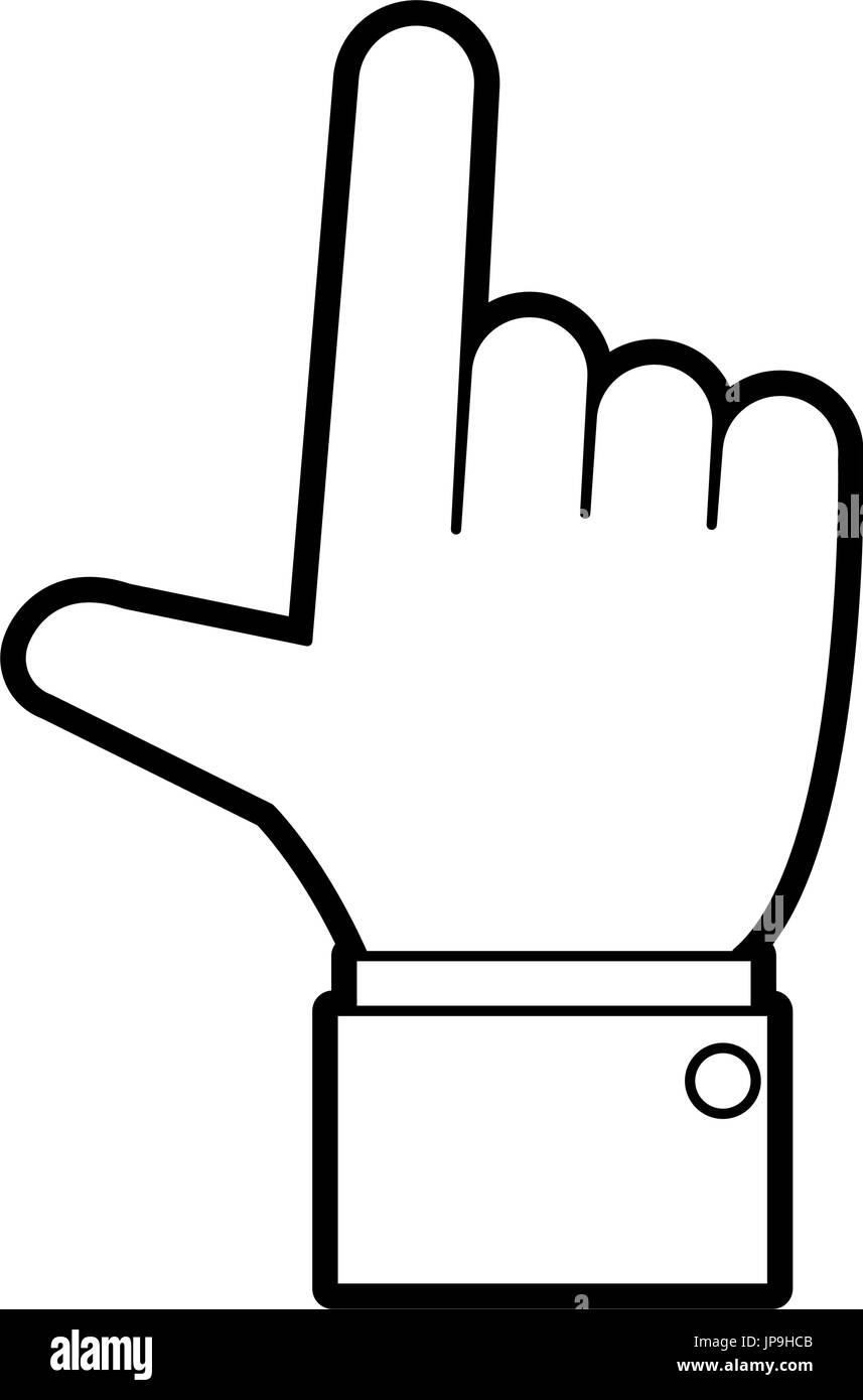 hand vector illustration Stock Vector Image & Art - Alamy