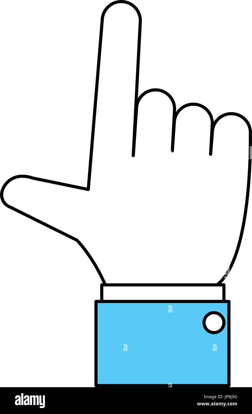 hand vector illustration Stock Vector Image & Art - Alamy