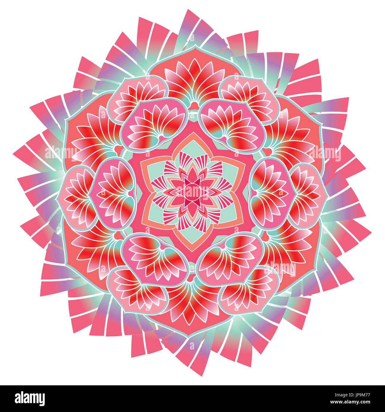 Colorful floral pattern Stock Vector Image & Art - Alamy