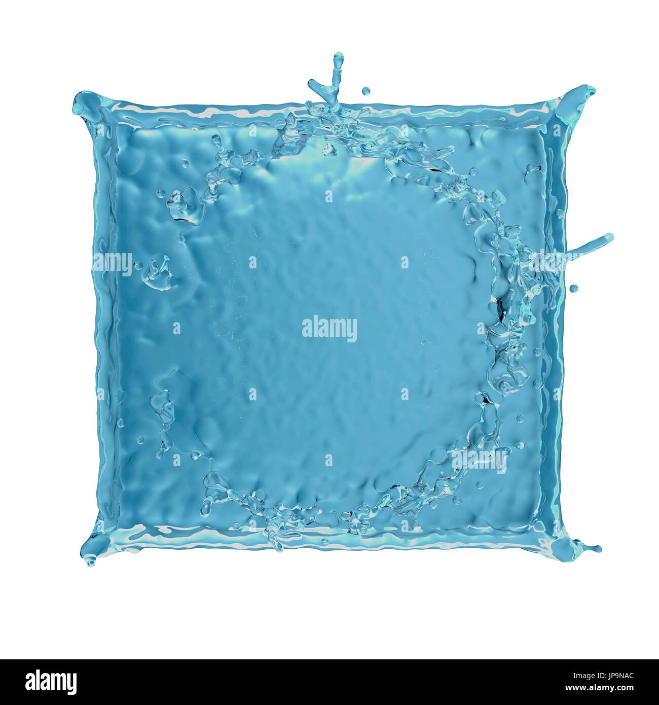 square water splash Stock Photo - Alamy