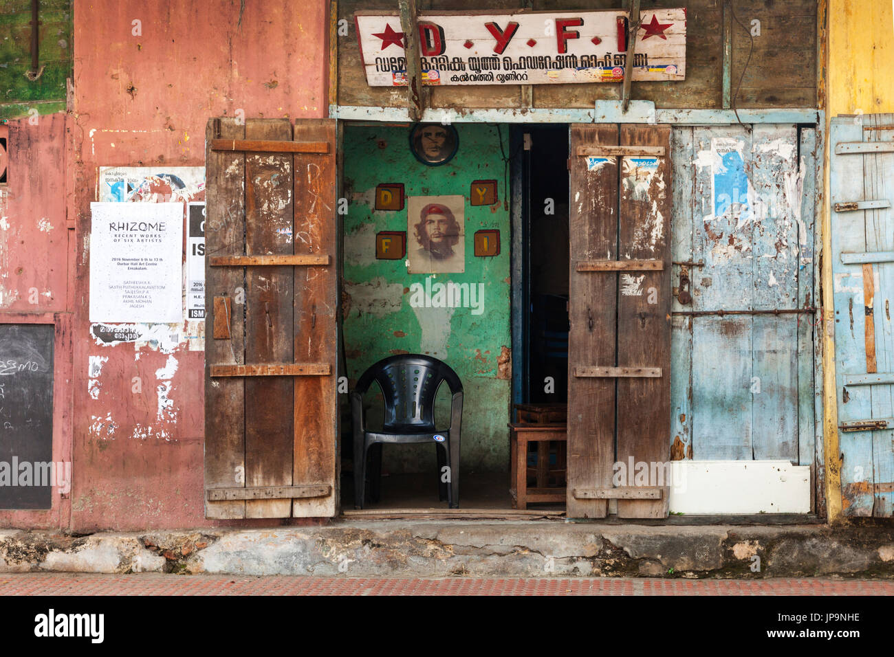 Communist office, Fort Kochi, Kerala, India Stock Photo - Alamy