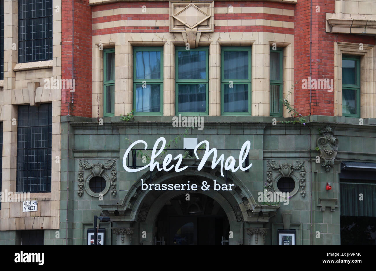 Chez Mal brasserie and bar in the historic Joshua Hoyle building at ...