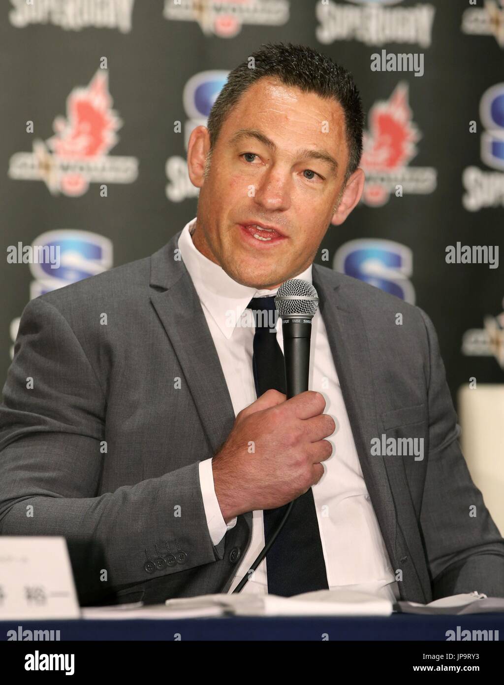 New Zealander Mark Hammett attends a press conference in Tokyo on Dec ...