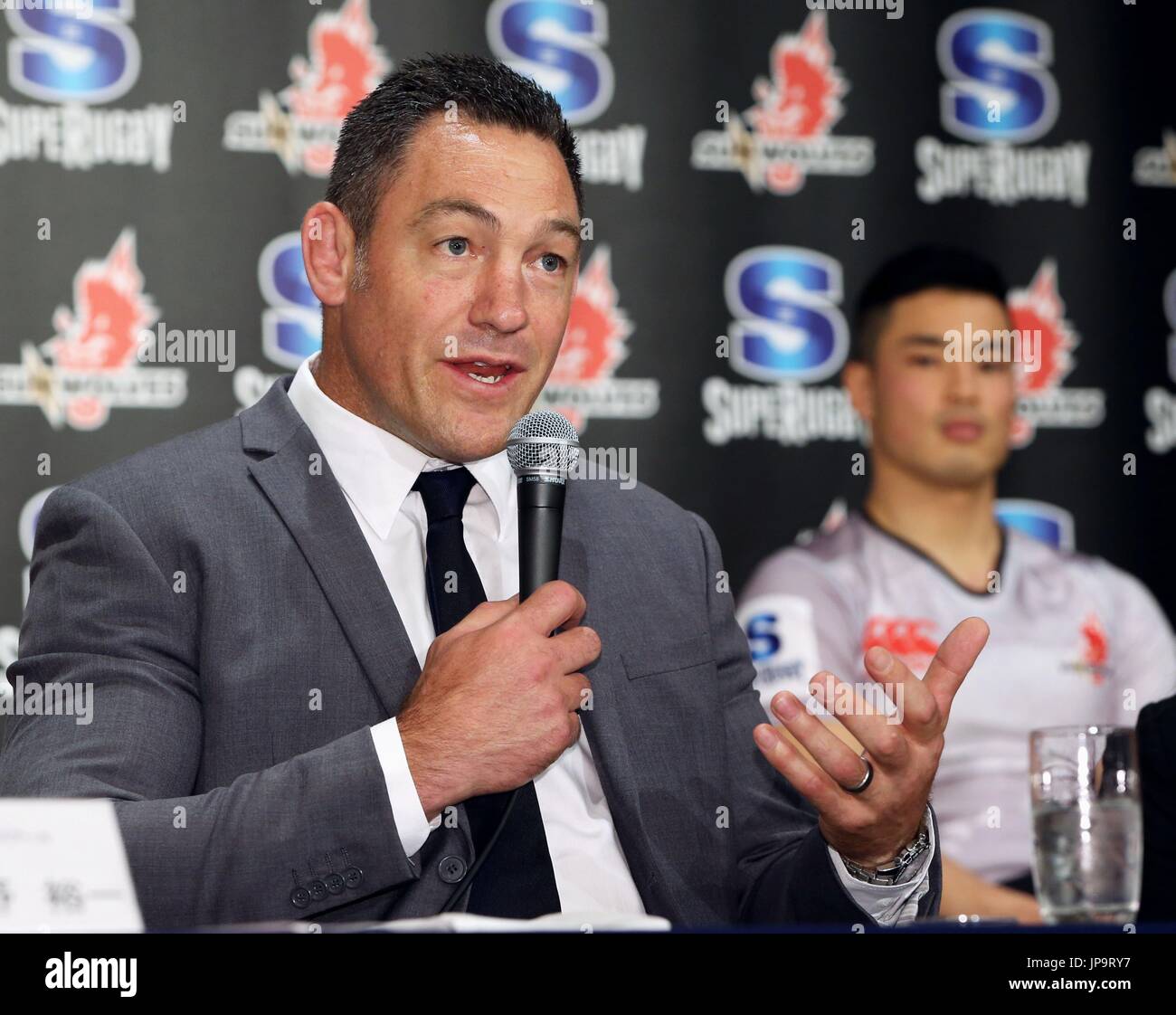 New Zealander Mark Hammett attends a press conference in Tokyo on Dec ...