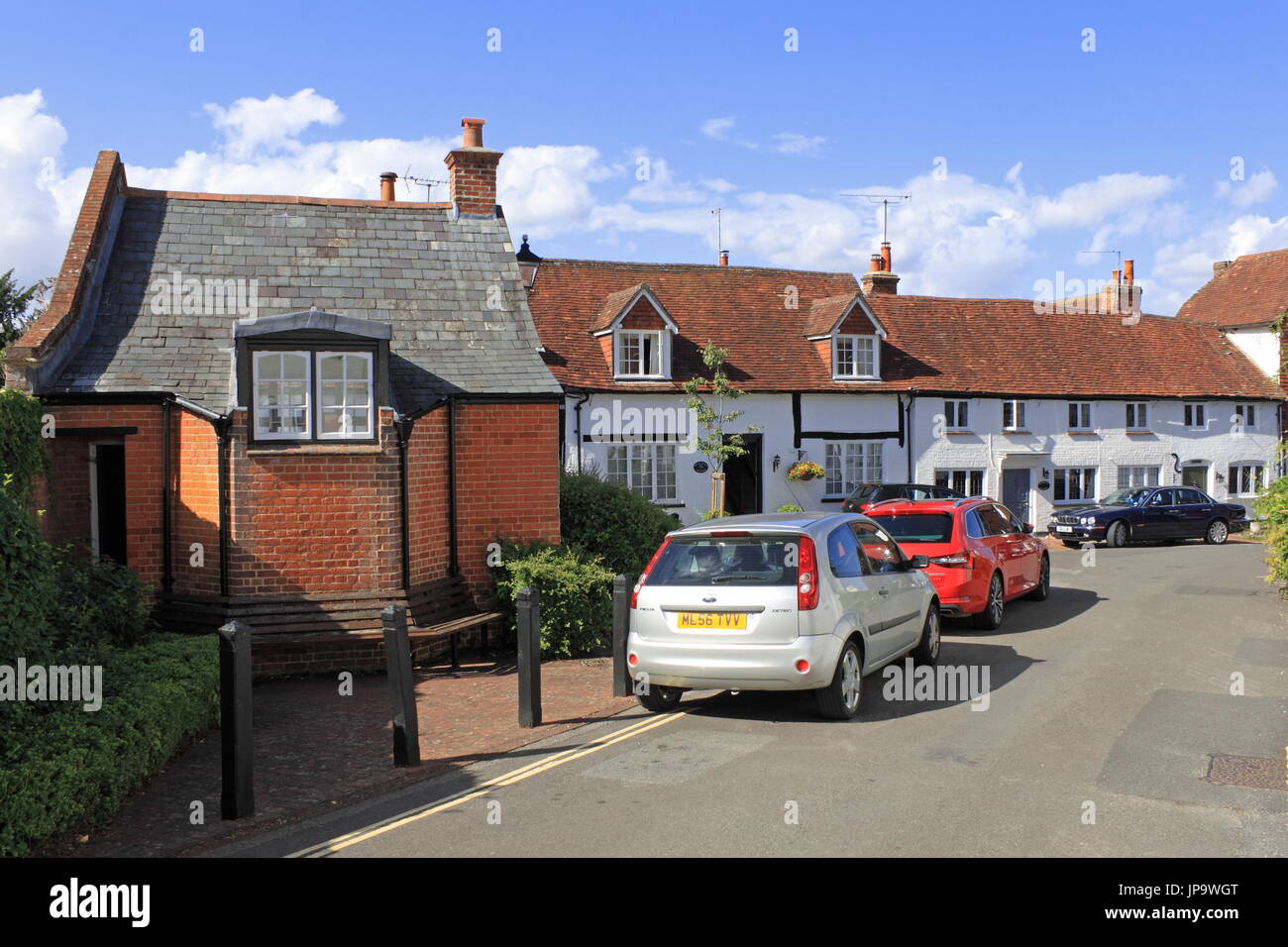 Parish Room (left) and former brewery workers cottages, Odiham, Hart ...