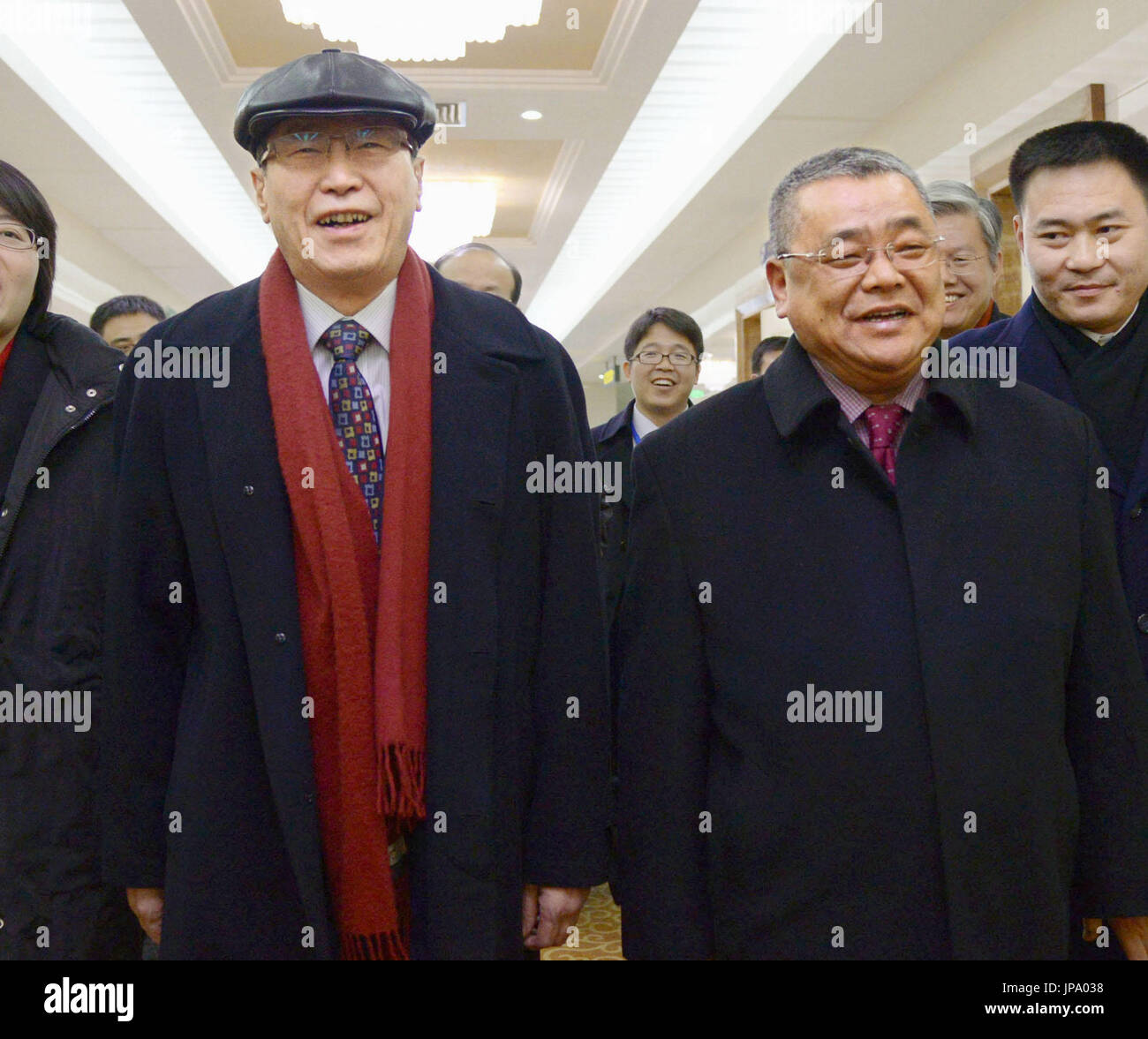 China's top nuclear envoy, Wu Dawei, (L) arrives at Pyongyang's ...