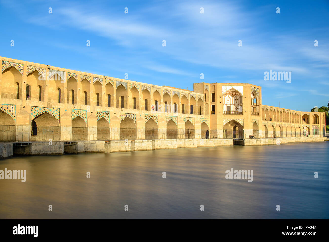 Khaju-Bridge in Isfahan, Iran Stock Photo - Alamy