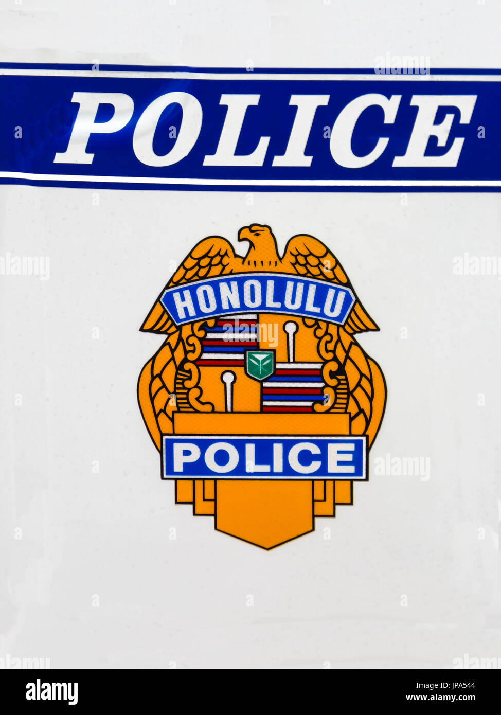 Police coat of arms hi-res stock photography and images - Alamy