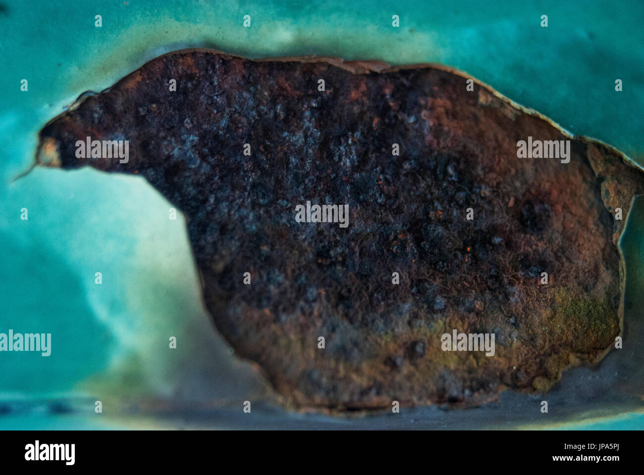 Abstract Background, Rusted Metal Texture, Peeling Metal, Dents in ...