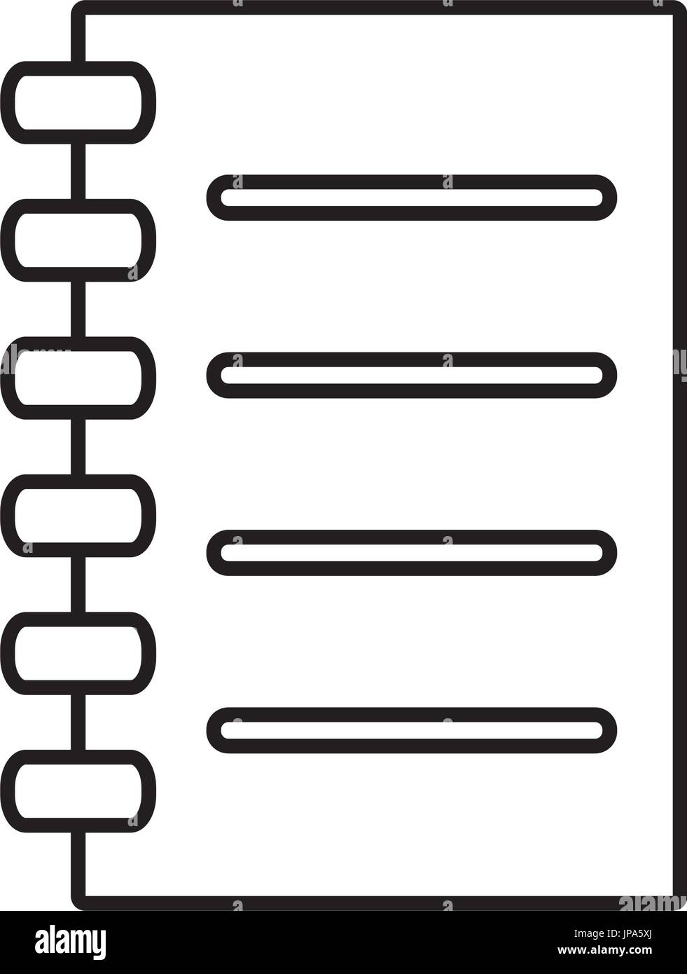 notebook icon over white background vector illustration Stock Vector ...
