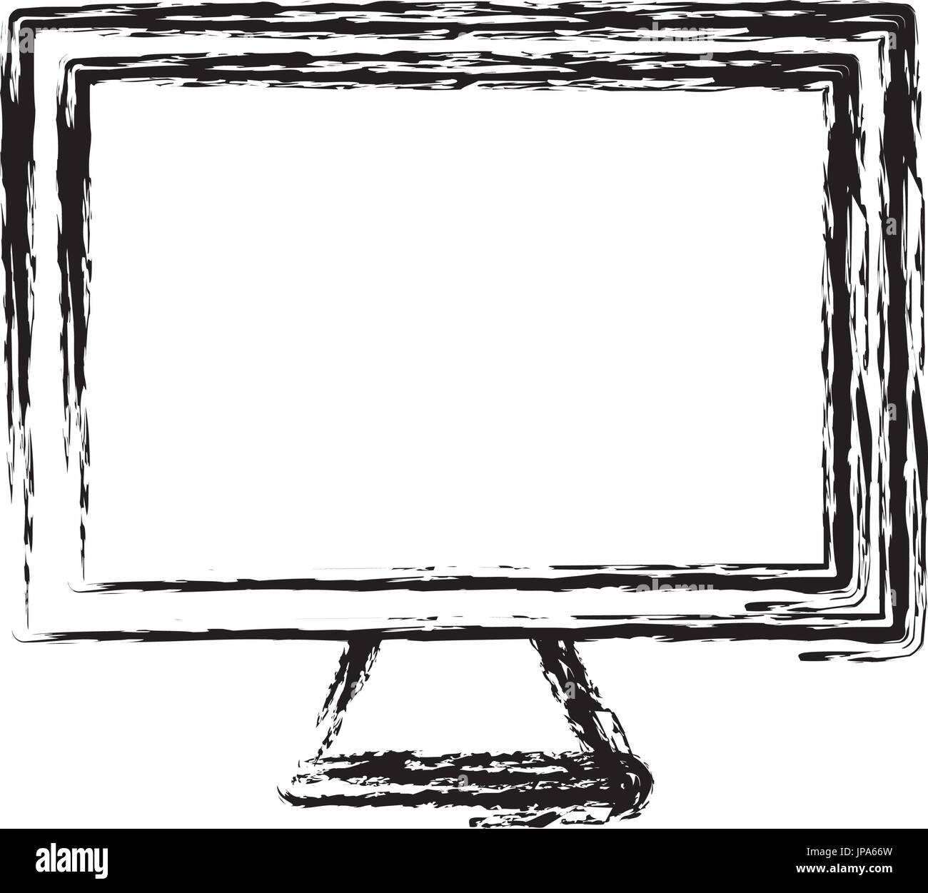 monitor computer icon Stock Vector Image & Art - Alamy