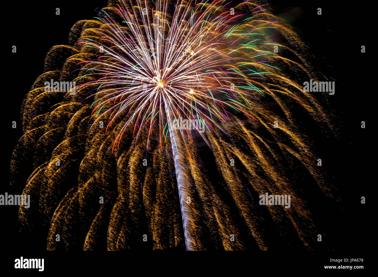 July 4. Fireworks, Miami, Florida, USA Stock Photo - Alamy