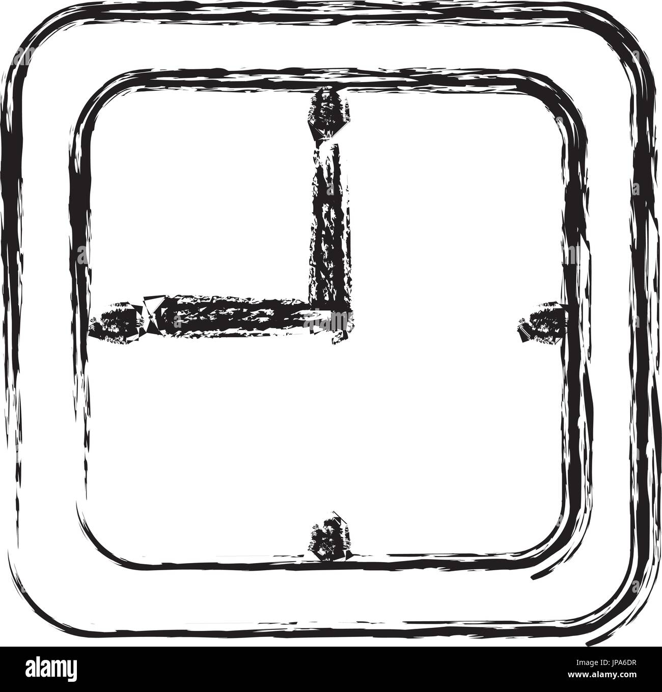 clock icon image Stock Vector Image & Art - Alamy