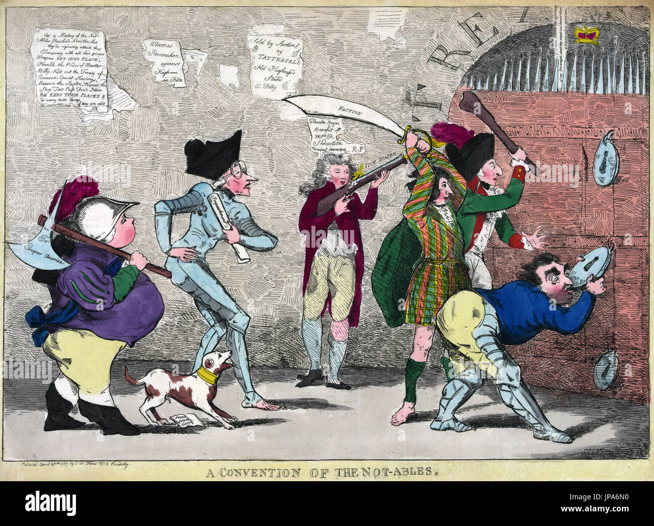 Cruikshank cartoon hi-res stock photography and images - Alamy