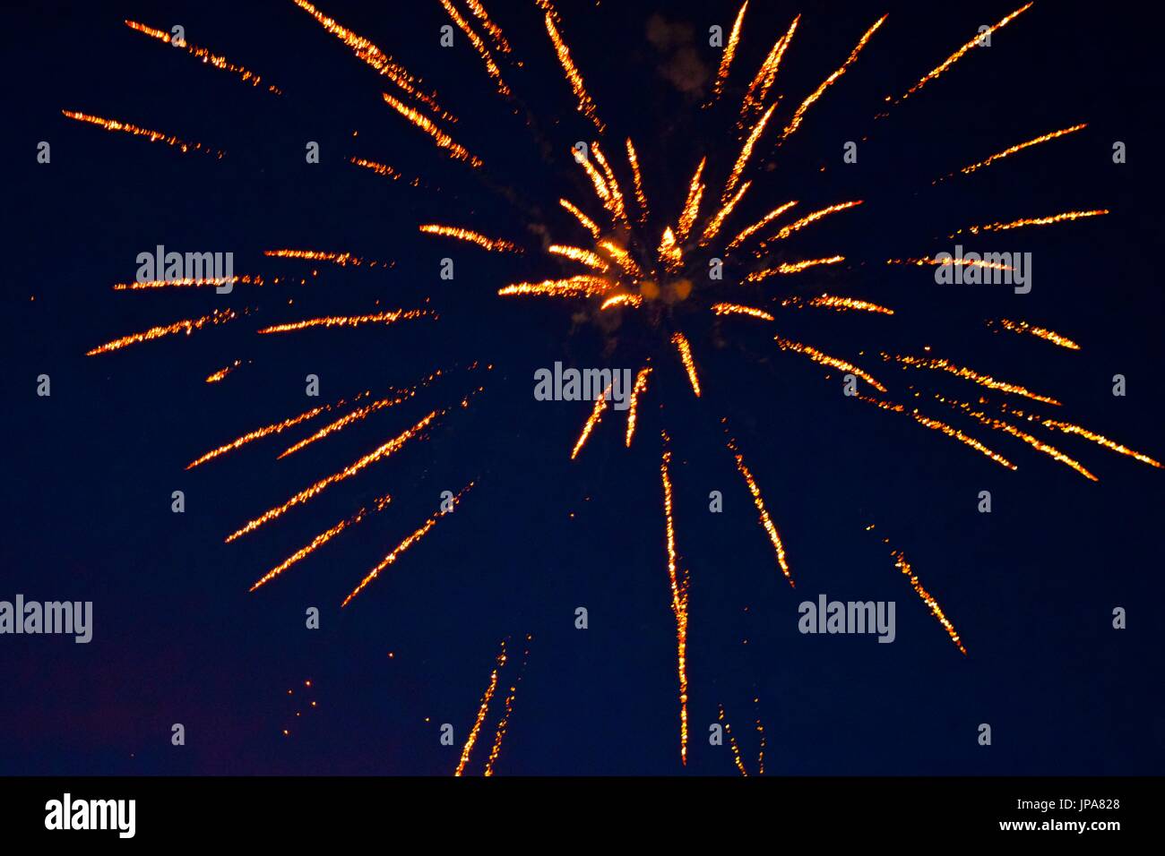 Celebration of Independence Day for USA on the fourth of July with ...