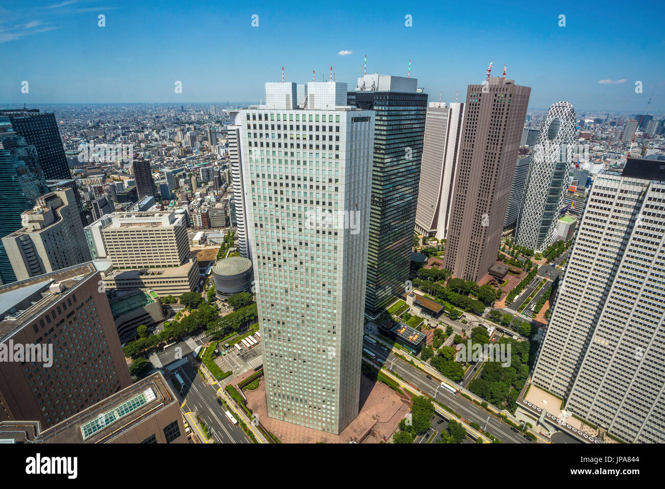 Japan, Tokyo City, Shinjuku District, Sumitomo Building Stock Photo - Alamy
