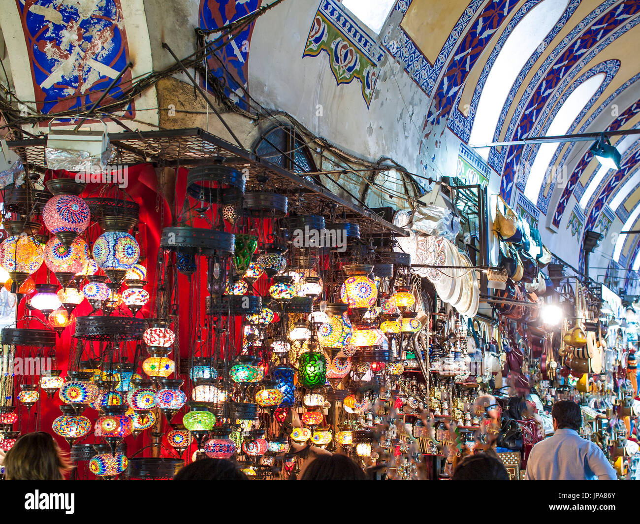 The Grand Bazaar, Istanbul, Turkey Stock Photo - Alamy