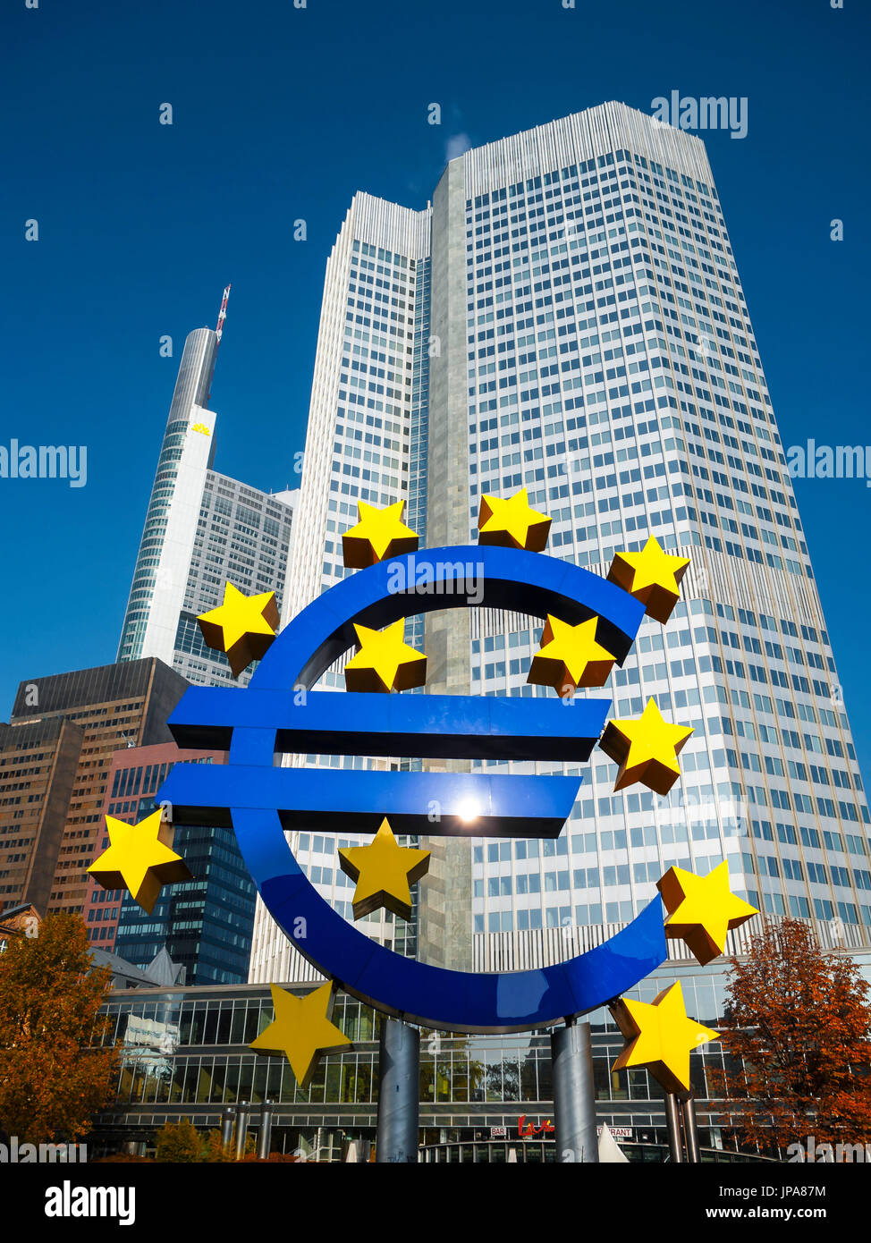 Euro Sign, Frankfurt am Main, Germany Stock Photo - Alamy