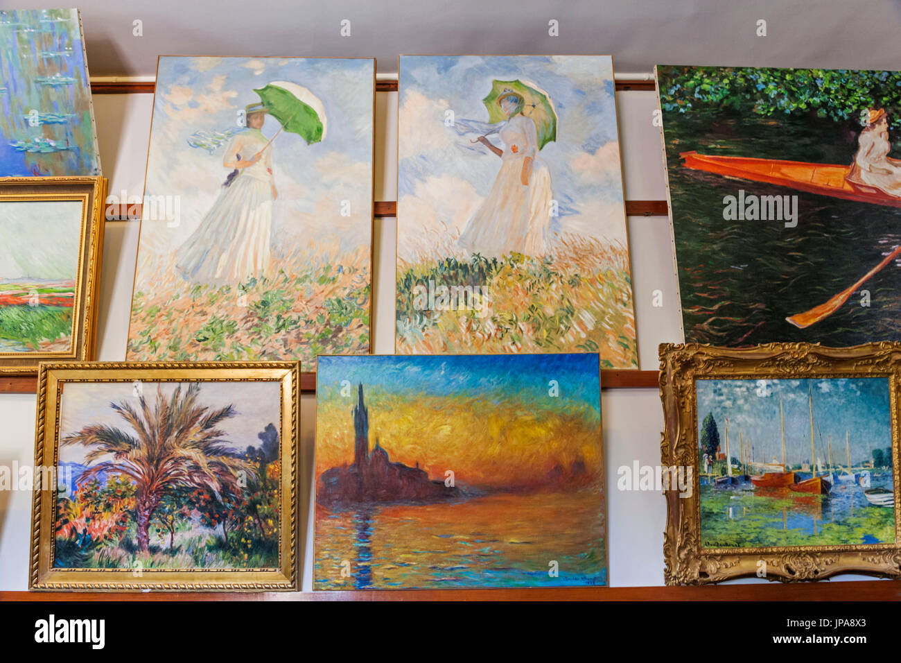 Monet paintings giverny studio hi-res stock photography and images - Alamy