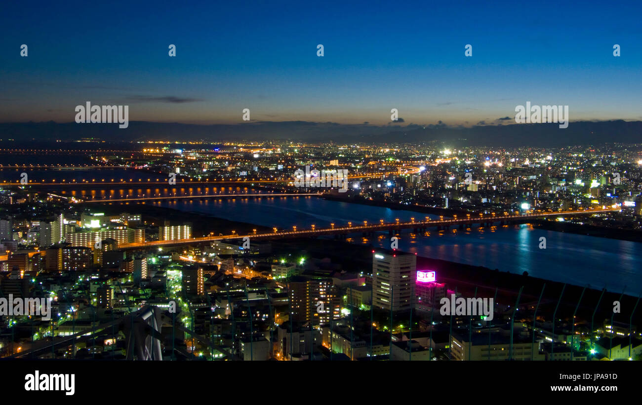 Overview osaka city asia hi-res stock photography and images - Alamy