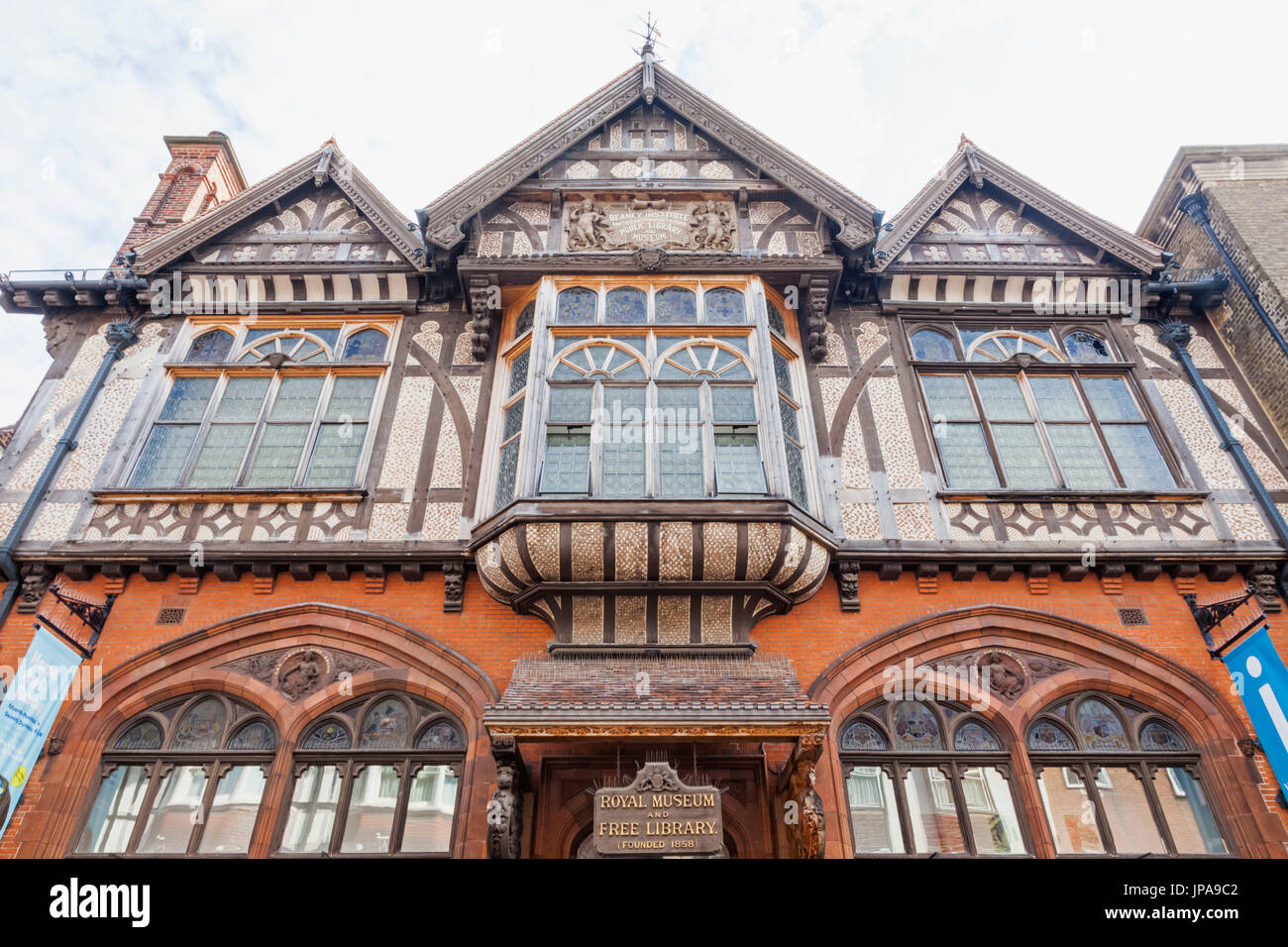 England, Kent, Cantebury, The Beaney Institute Public Library and ...