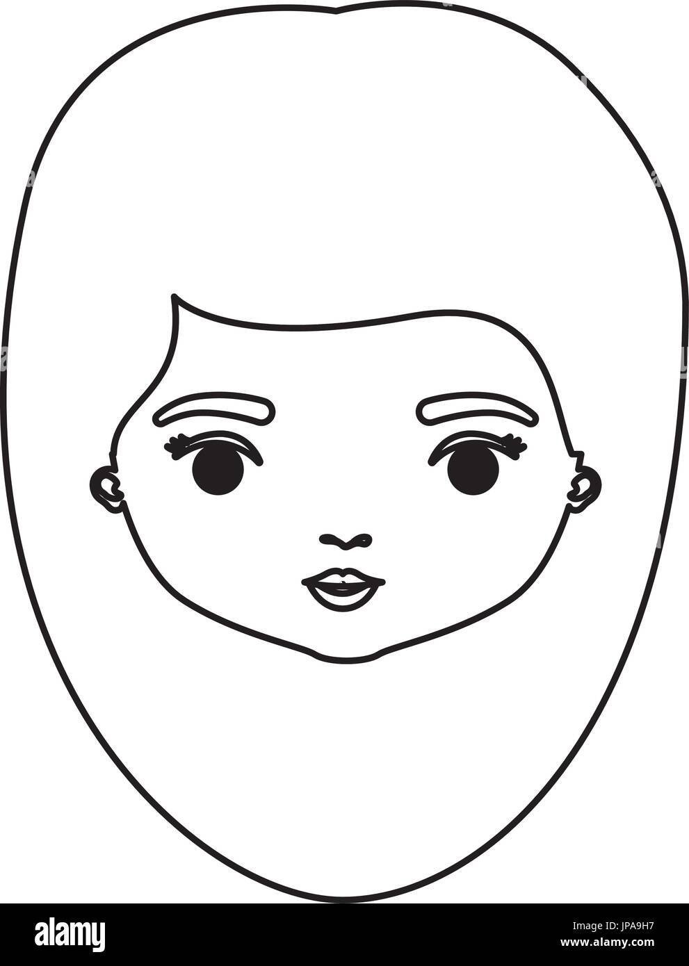 Girl closeup lips Stock Vector Images - Alamy