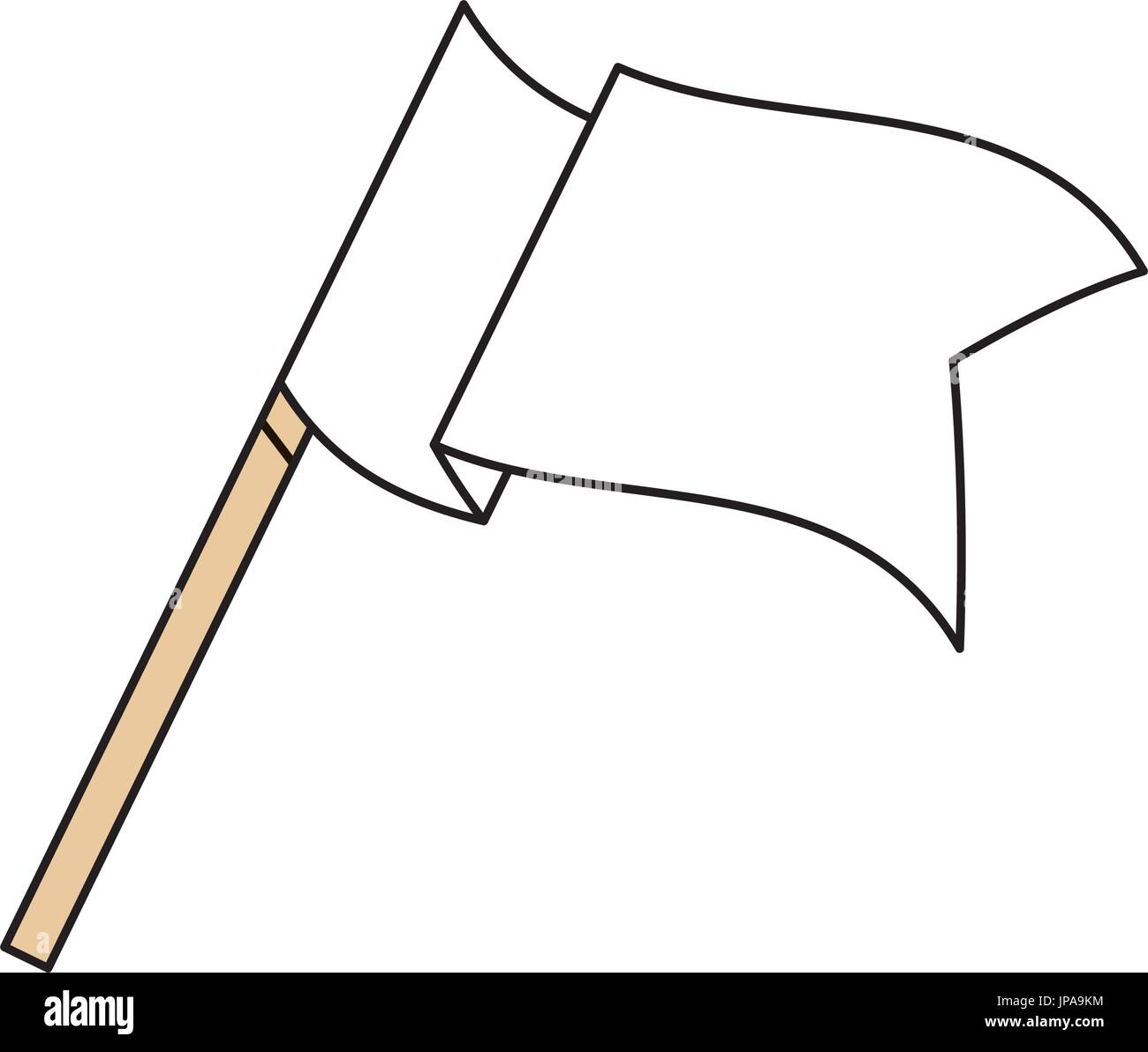 Pennant flag isolated Stock Vector Image & Art - Alamy