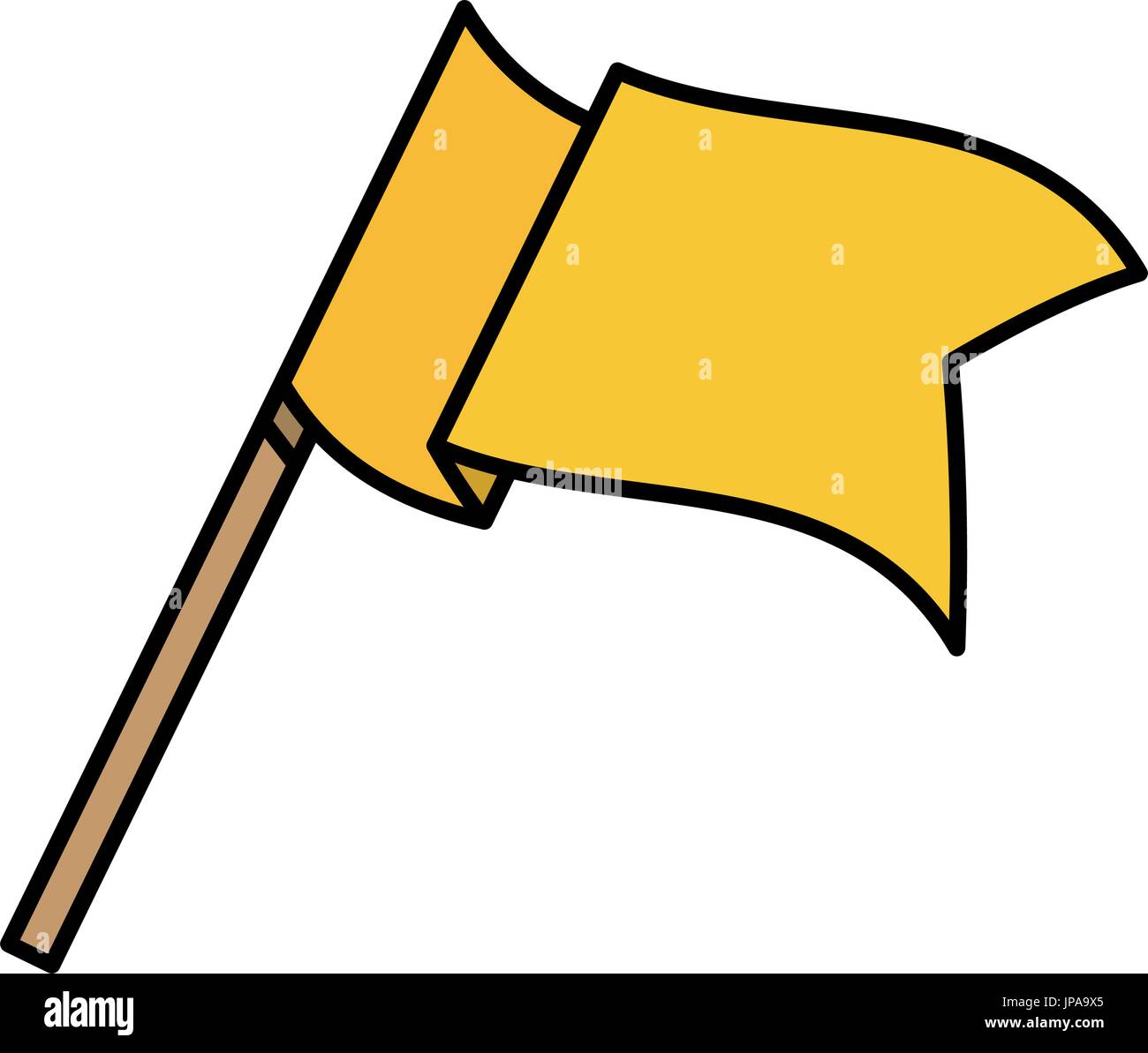 Pennant flag isolated Stock Vector Image & Art - Alamy