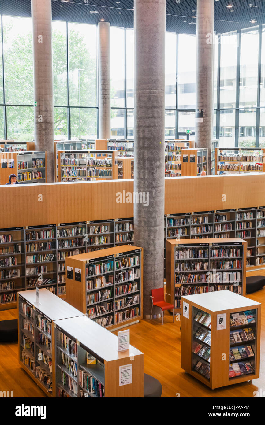 England, West Midlands, Birmingham, The Library of Birmingham, Interior ...